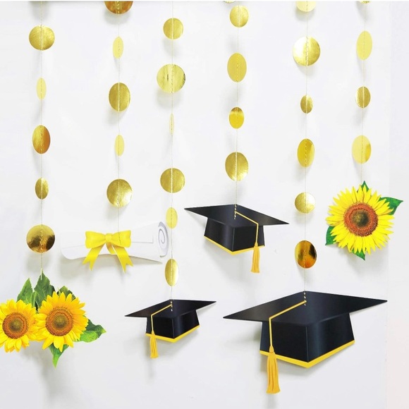 Party Supplies | Sunflower Graduation Party Decoration Kit A Set Of Two ...